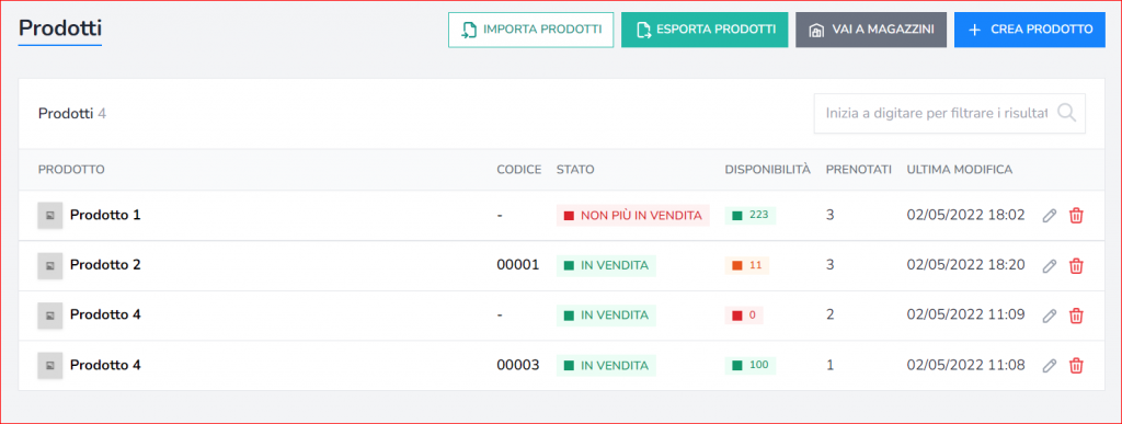 Come visualizzare la quantità rimanente di prodotti in magazzino ...